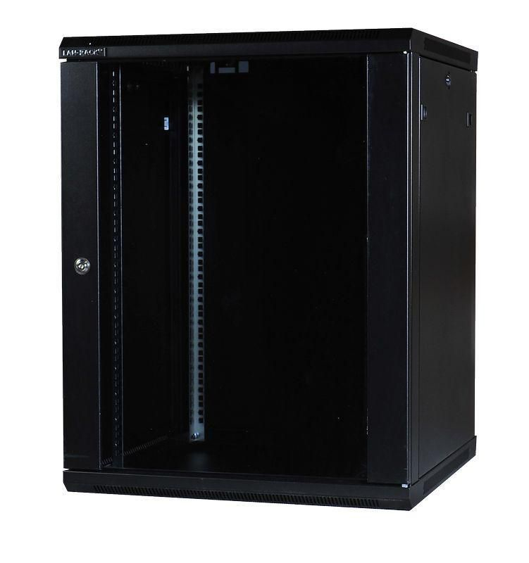 Lanview LVR242055 rack cabinet 20U Wall mounted rack Black – Transparent