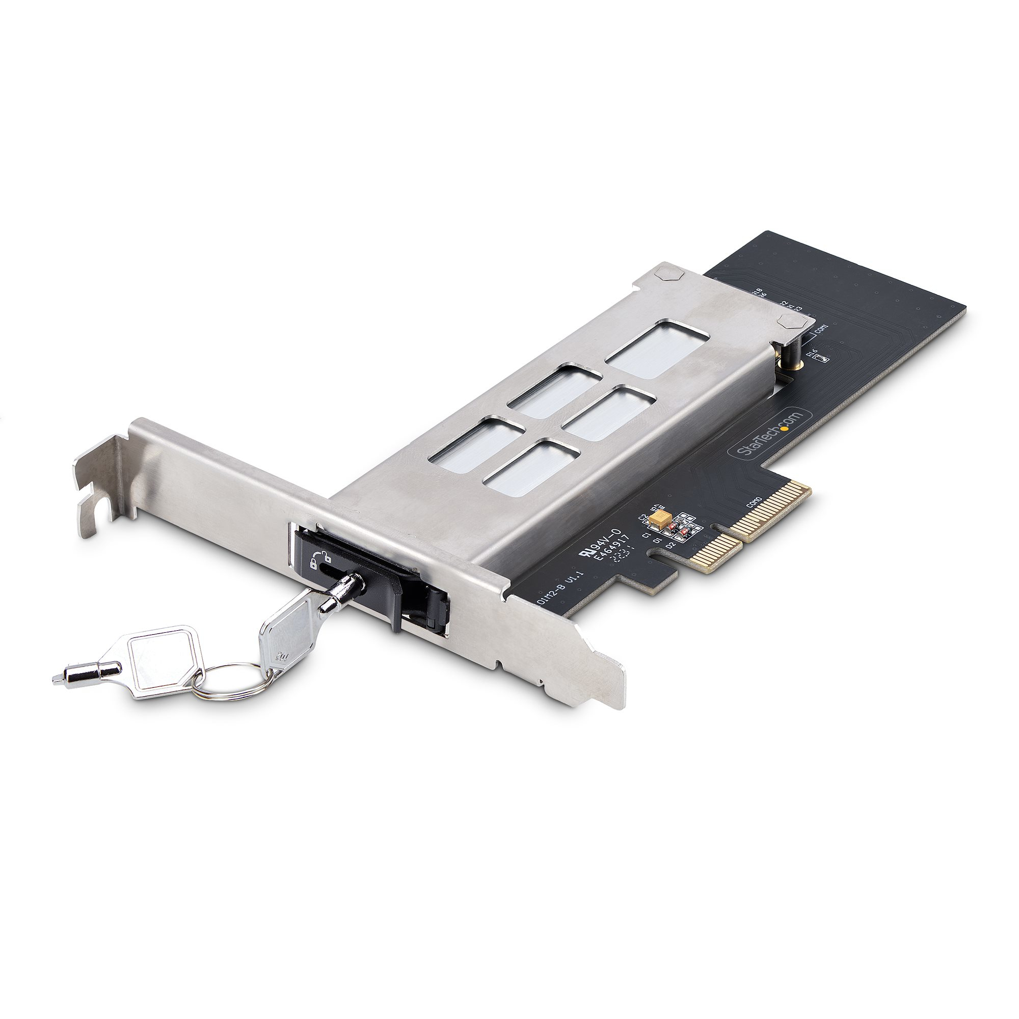 StarTech.com M.2 NVMe SSD to PCIe x4 Mobile Rack/Backplane with ...