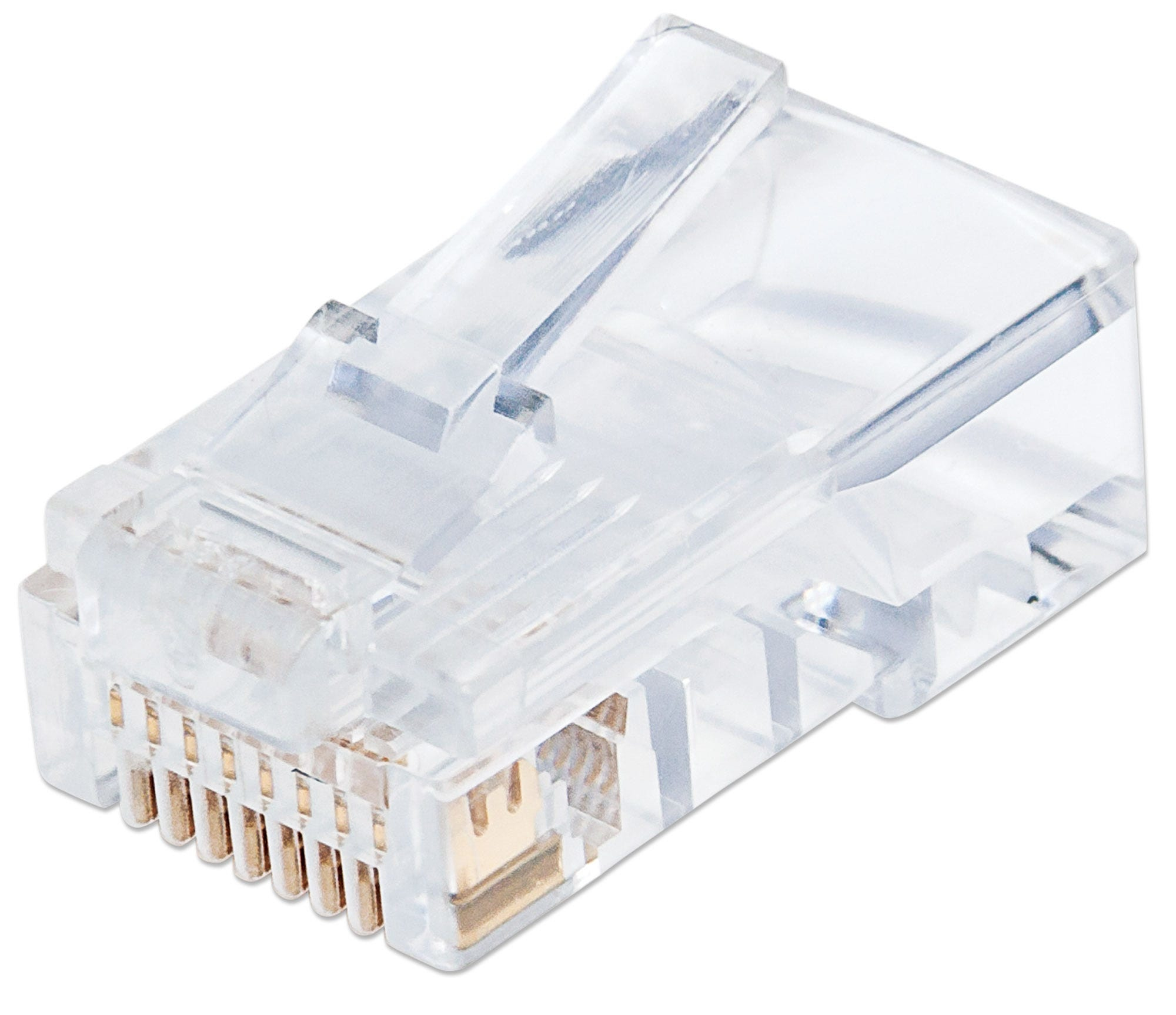 Intellinet RJ45 Modular Plugs Pro Line, Cat5e, UTP, 3-prong, for solid ...