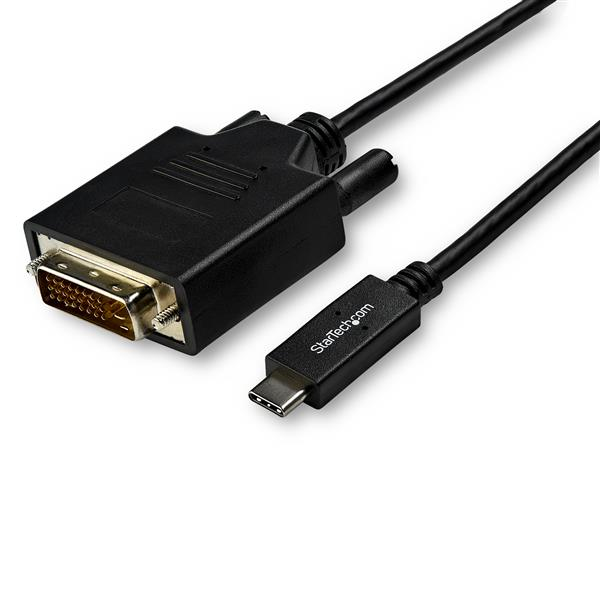 StarTech.com 10ft (3m) USB C to DVI Cable – 1080p (Single Link) USB ...