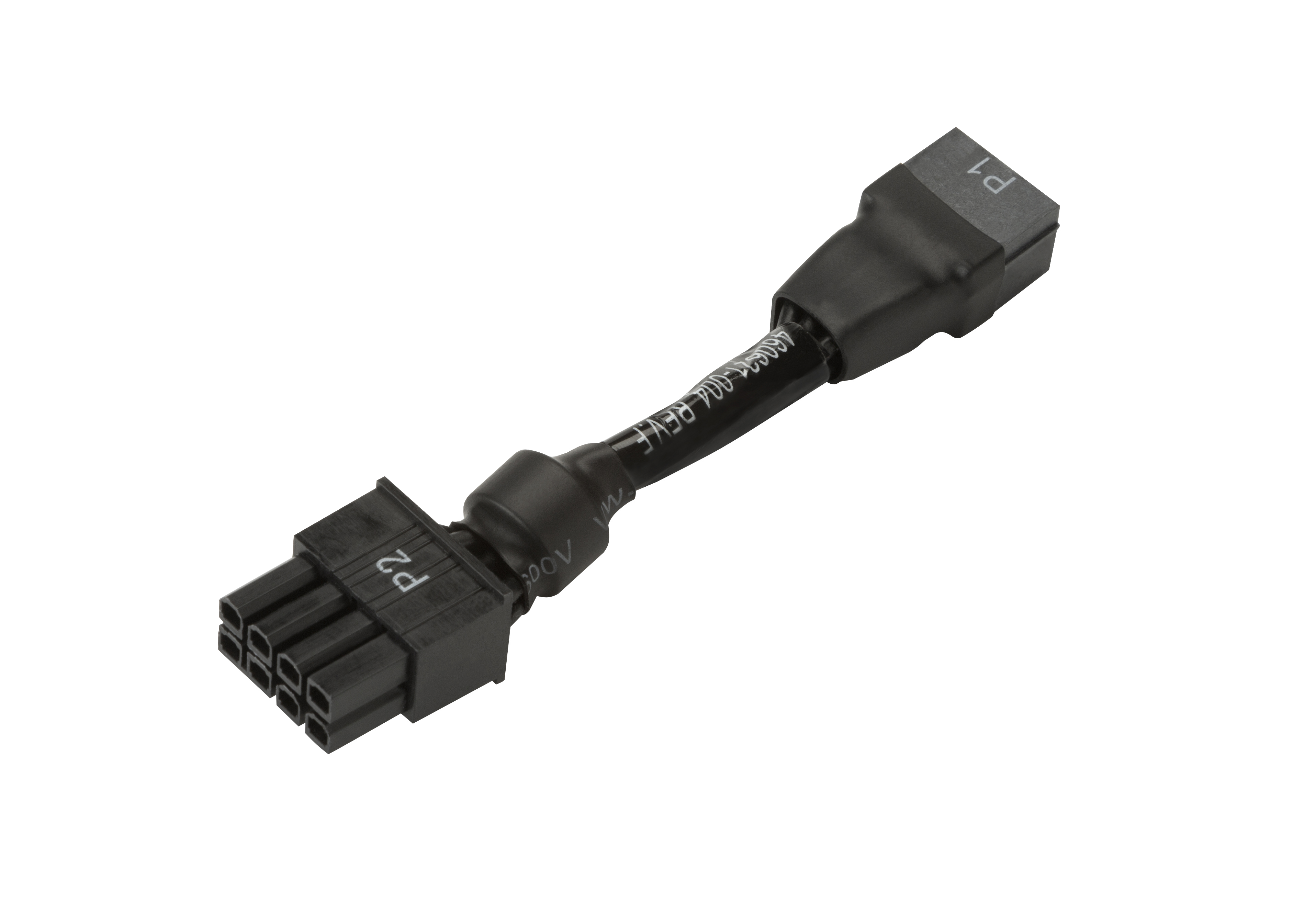 HP 6pin to 8pin Power Supply Adapter 8-pin 6-pin Black – Transparent