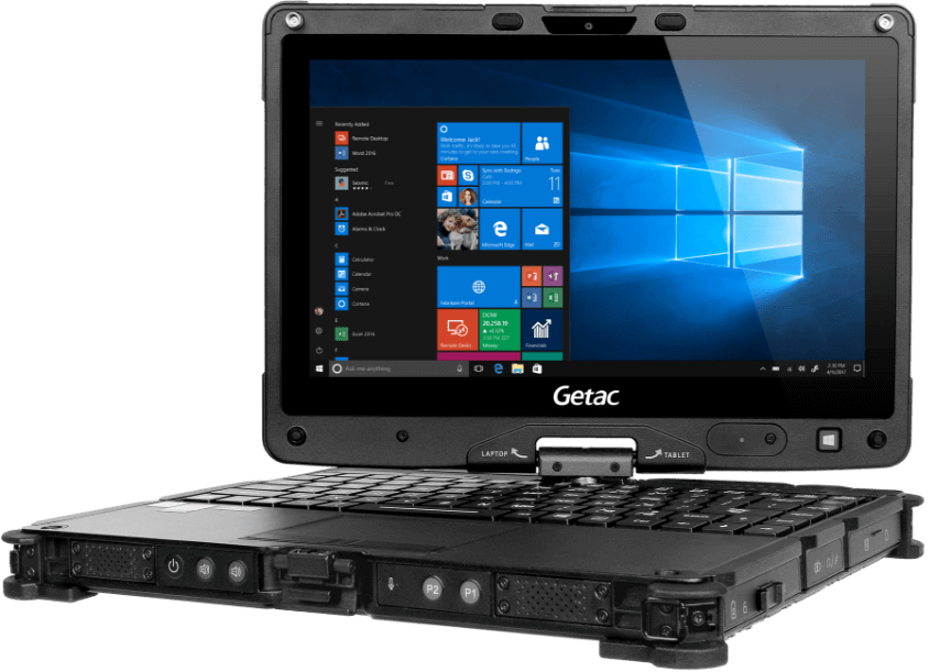 Getac V110 G5 Black Hybrid (2-in-1) 29.5 cm (11.6″) 1920 x 1080 pixels ...