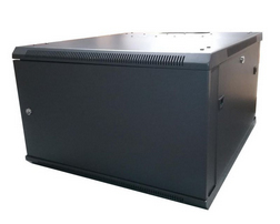 Lanview LVR242219 rack cabinet 7U Wall mounted rack Black – Transparent