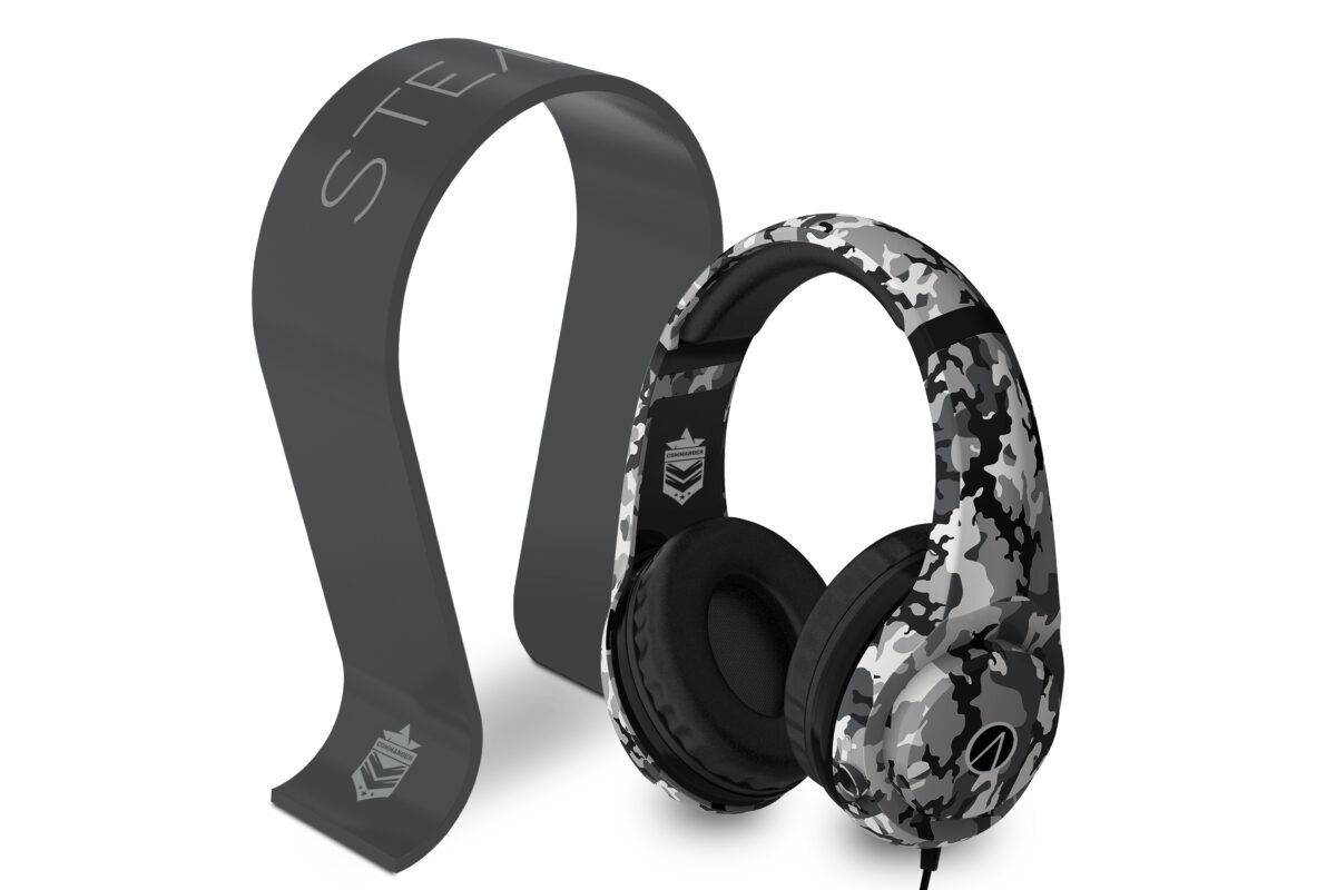 Stealth XP Commander Gaming Headset with Stand – Urban Camouflage ...