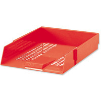 WHITEBOX NP CONTRACT LETTER TRAY RED – Transparent